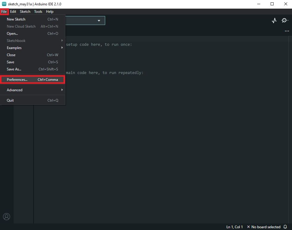 Lighting Up the Onboard LED of the ESP-01 Board