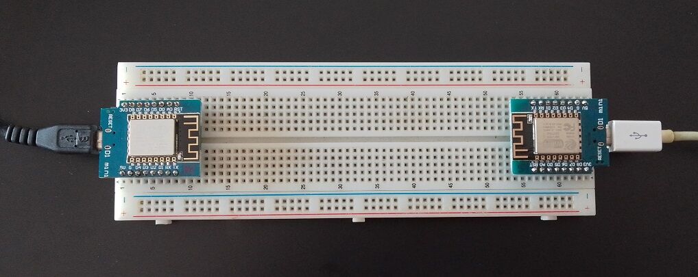 Two ESP8266 and ESP-NOW: Transmitting Int, Char and String