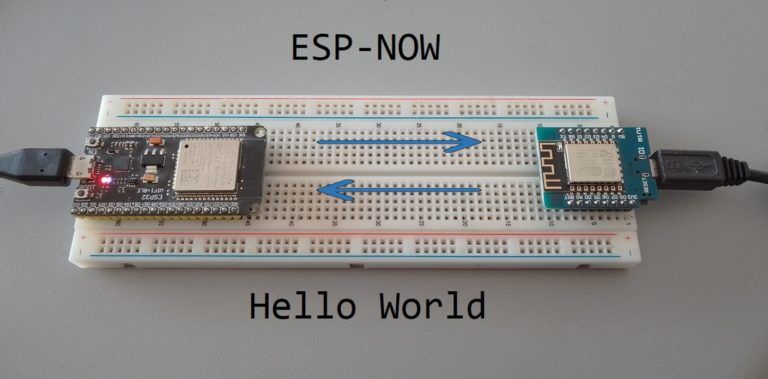 Connecting ESP8266 and ESP32 Using ESP-NOW