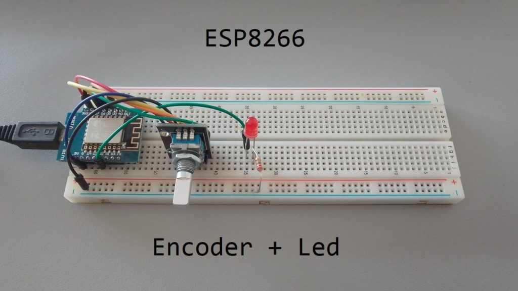 Connecting an ESP8266 to a Rotary Encoder
