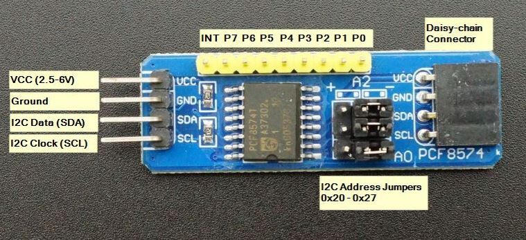 ESP8266: Connecting a Keypad via I2C with PCF8574