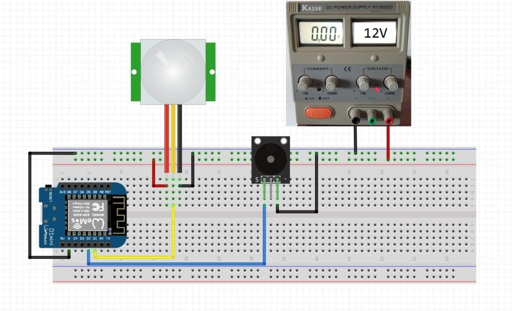 Connecting HC-SR501 PIR Sensor to ESP8266