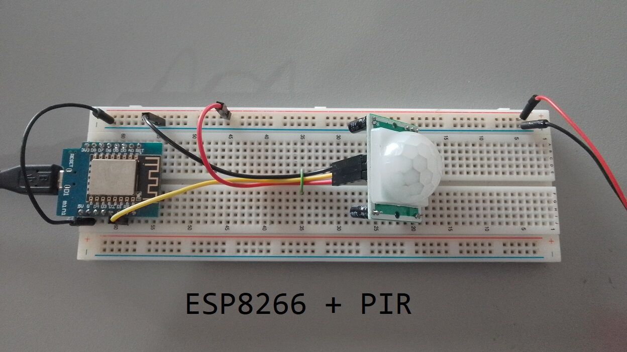 Connecting HC-SR501 PIR Sensor to ESP8266
